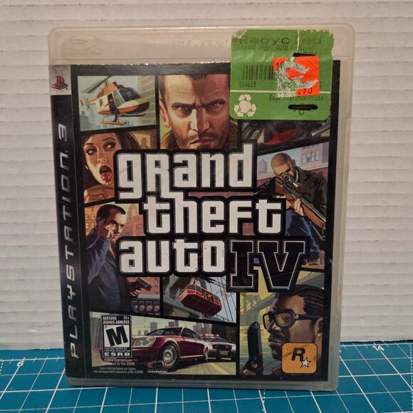 Toys | Gta 4 Grand Theft Auto 4 Iv Playstation 3 Ps3 Video Game Tested ...